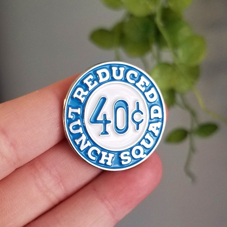 Reduced Lunch Squad Enamel Pin Offbeat Badges Funny Pin - Etsy