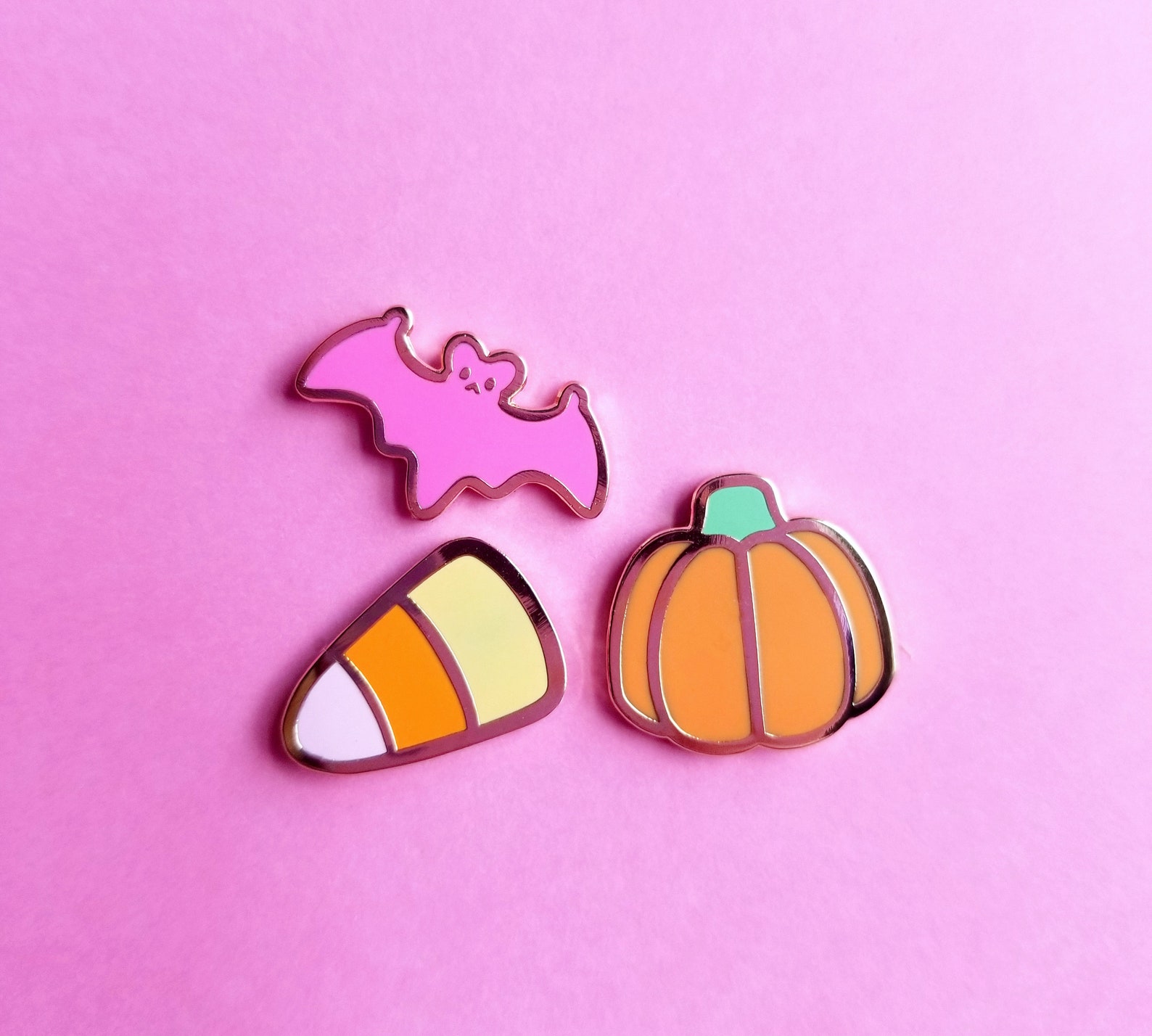 Halloween Enamel Pins Spooky Candy Pin Set Lollipops and Mini Pin Set ...