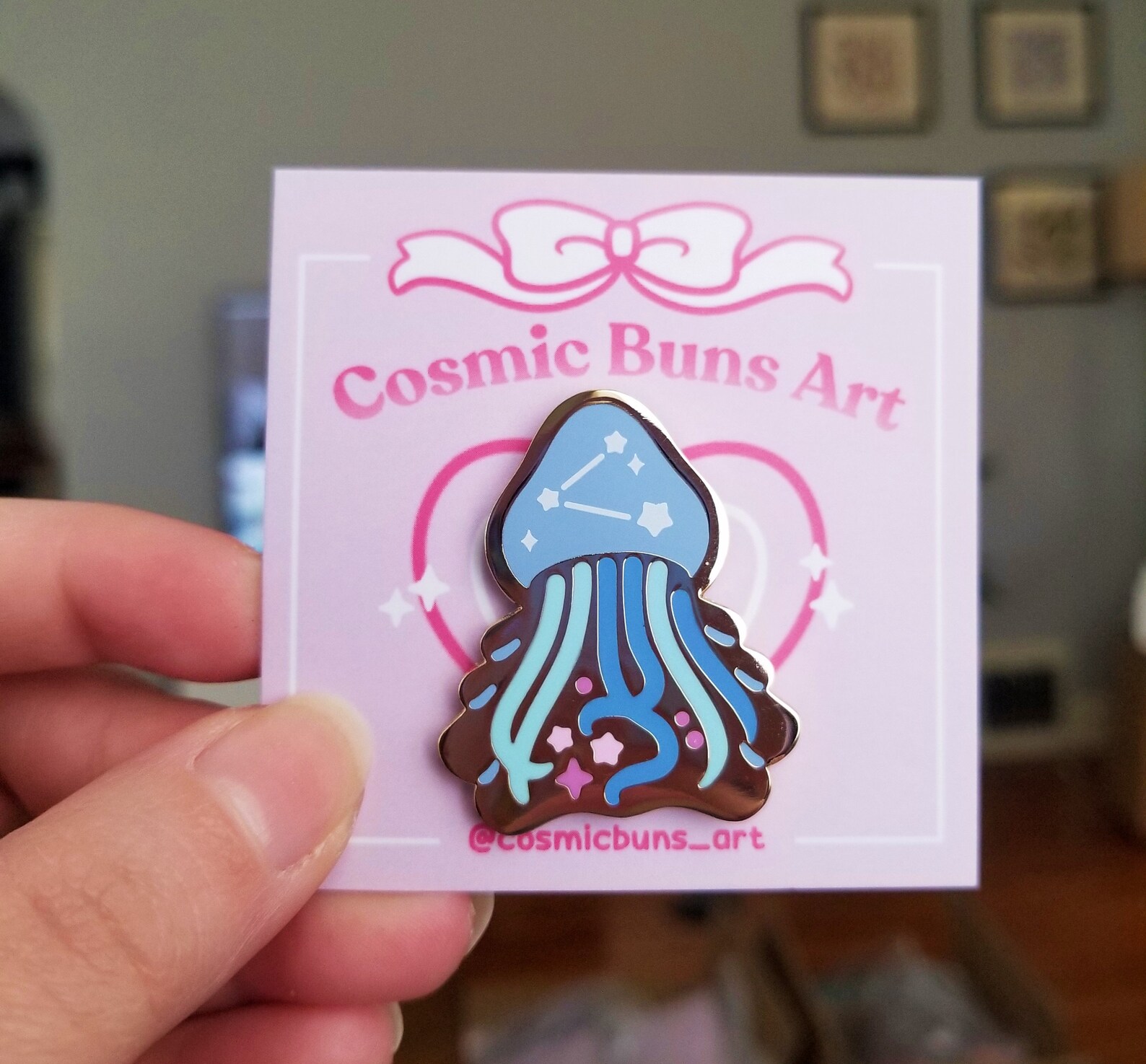 Stellar Jellies Enamel Pin Jellyfish Pin Cute Space Pin - Etsy