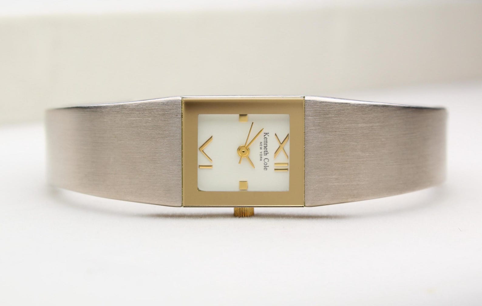 Vintage Kenneth Cole Watch: Two-tone Gold Silver Stainless Steel - Etsy