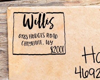 Custom Texas Address Stamp Personalized Texas Return Address - Etsy