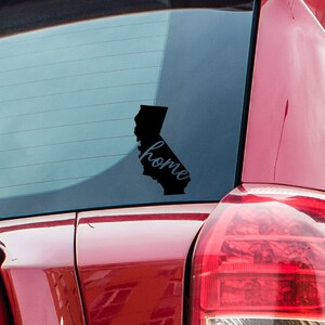 Custom California Home Vinyl Decal Available in 20 Colors - Etsy
