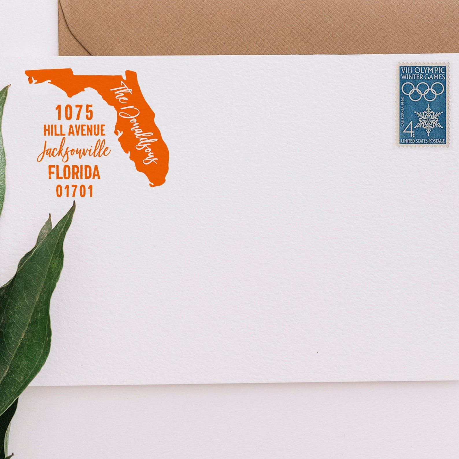 Custom Florida Return Address Stamp - Personalized Self Inking State ...