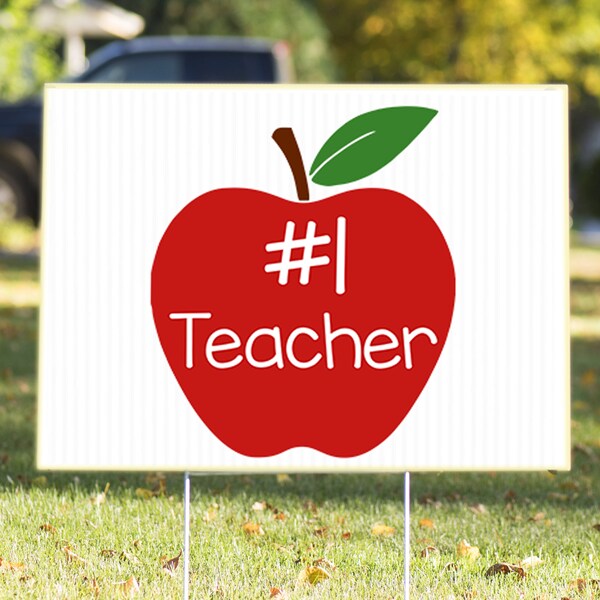Teacher Appreciation Yard Sign - Etsy