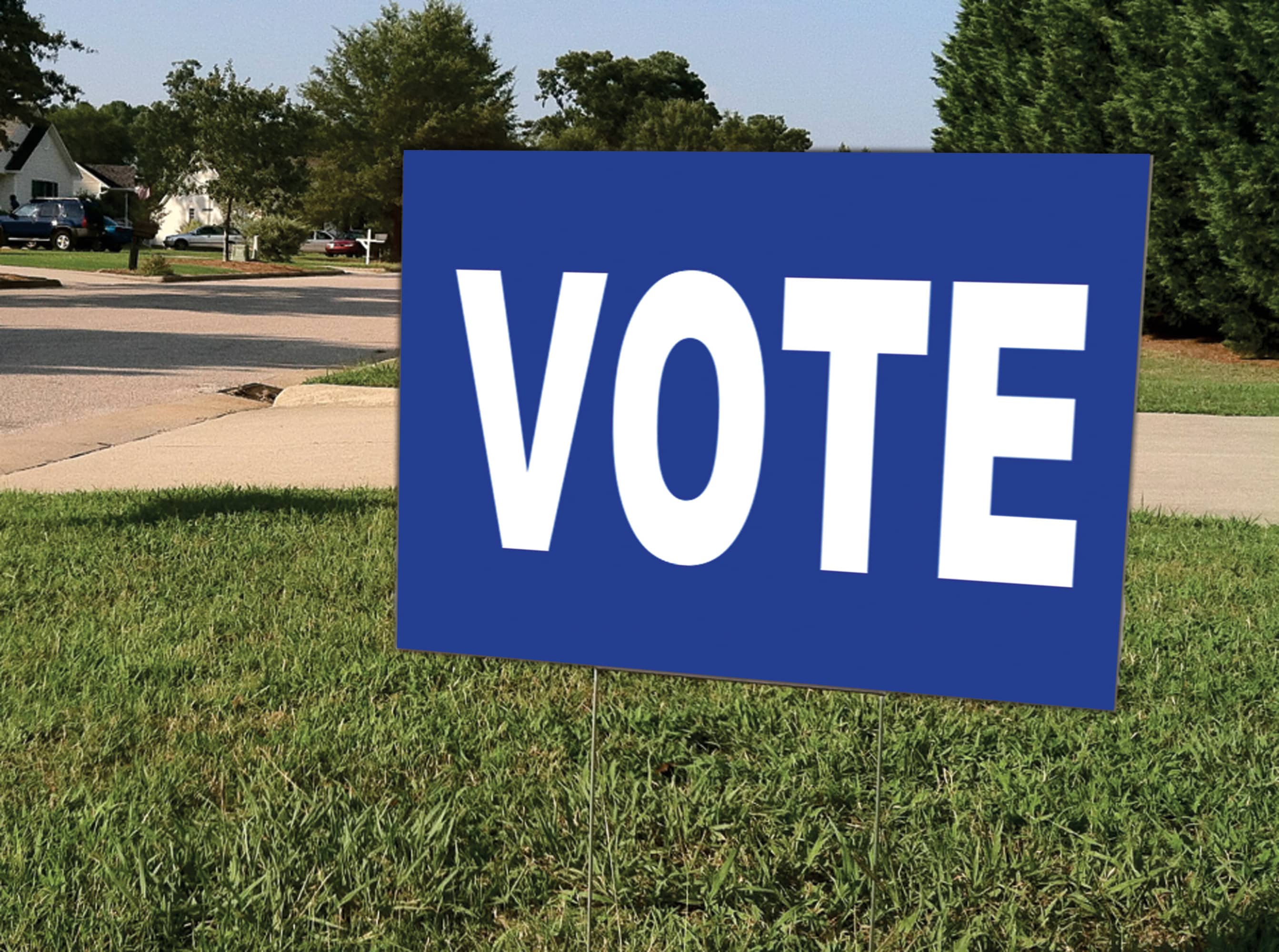 Blue Vote Yard Sign 18 x 24 Political Sign - Etsy Nederland
