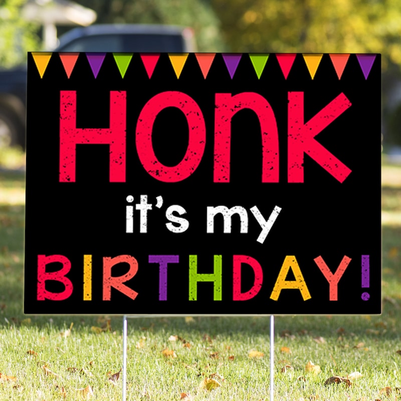 Birthday Yard Signs - Etsy