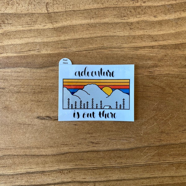 Adventure is Out There Camper Decal - Etsy