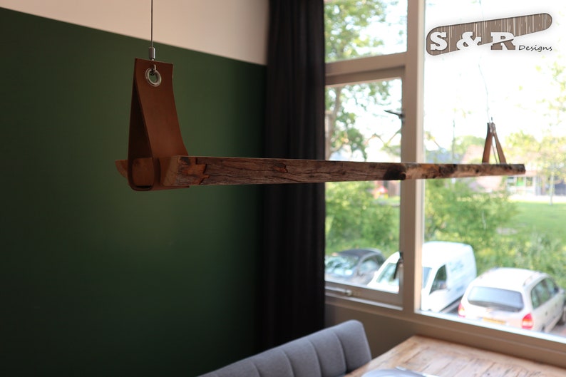 Hanglamp stoer zeldzaam taxushout led dimbaar, landelijke - Etsy Nederland