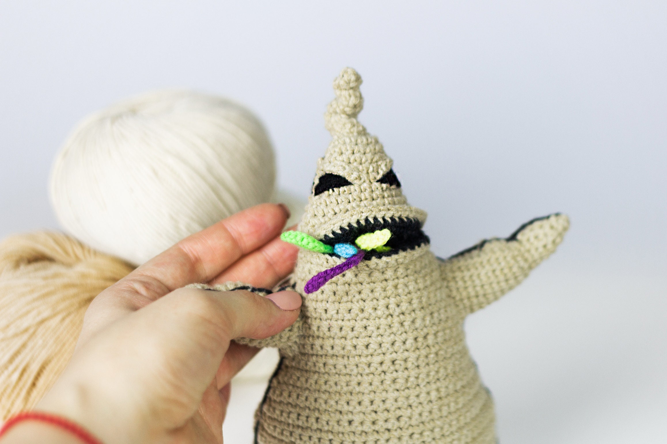 Oogie boogie toy plush Oogie boogie stuffed toy Christmas toy | Etsy