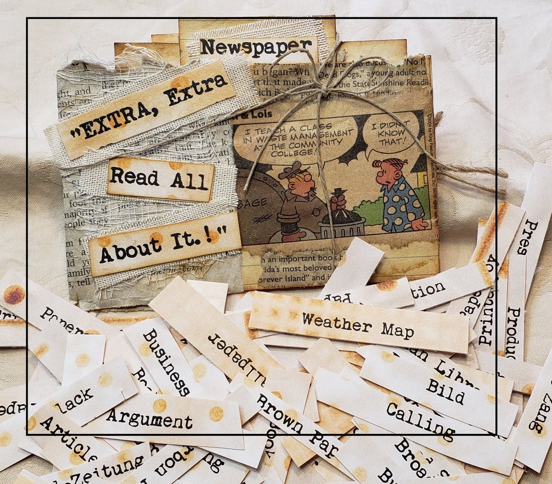 EXTRA Extra Read All About It.. Words and Phrases Over 900 - Etsy