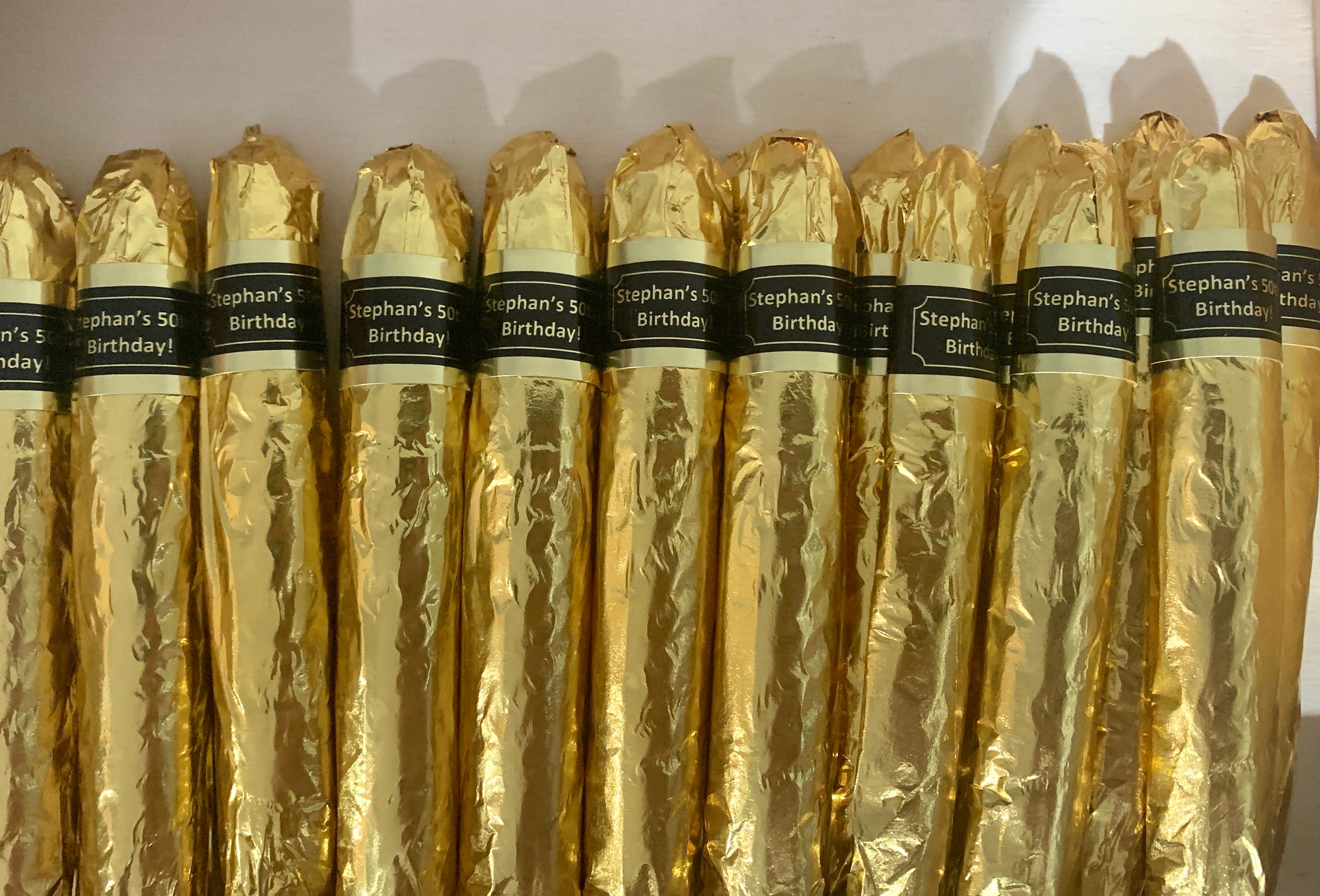 100 Milk Chocolate Cigars Personalized - Etsy