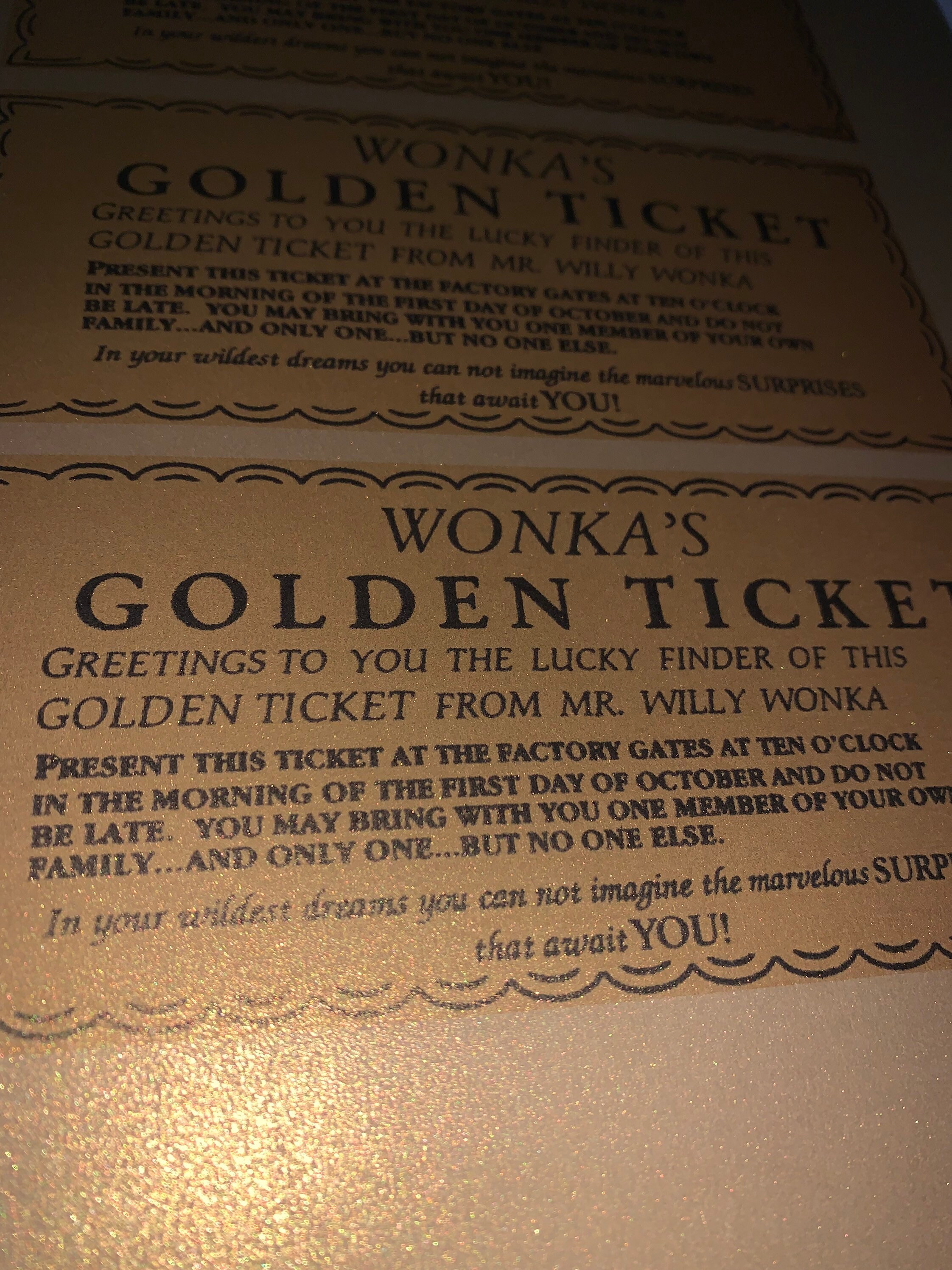 Large 6 Milk Chocolate Wonka Bar With Golden Ticket - Etsy