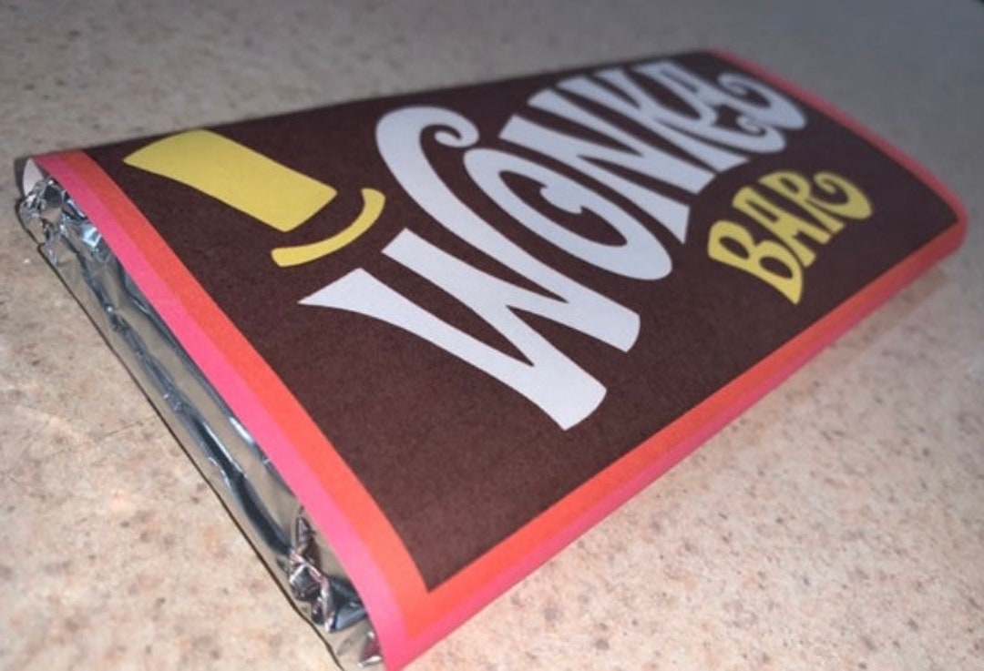 10 Wonka Bars With Customized Golden Ticket - Etsy