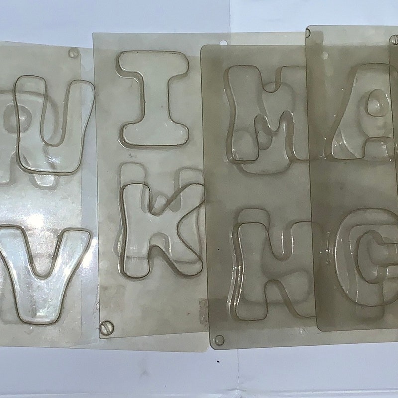 Alphabet Chocolate Mold - Etsy