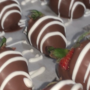 One Dz. Chocolate Covered Strawberries - Etsy