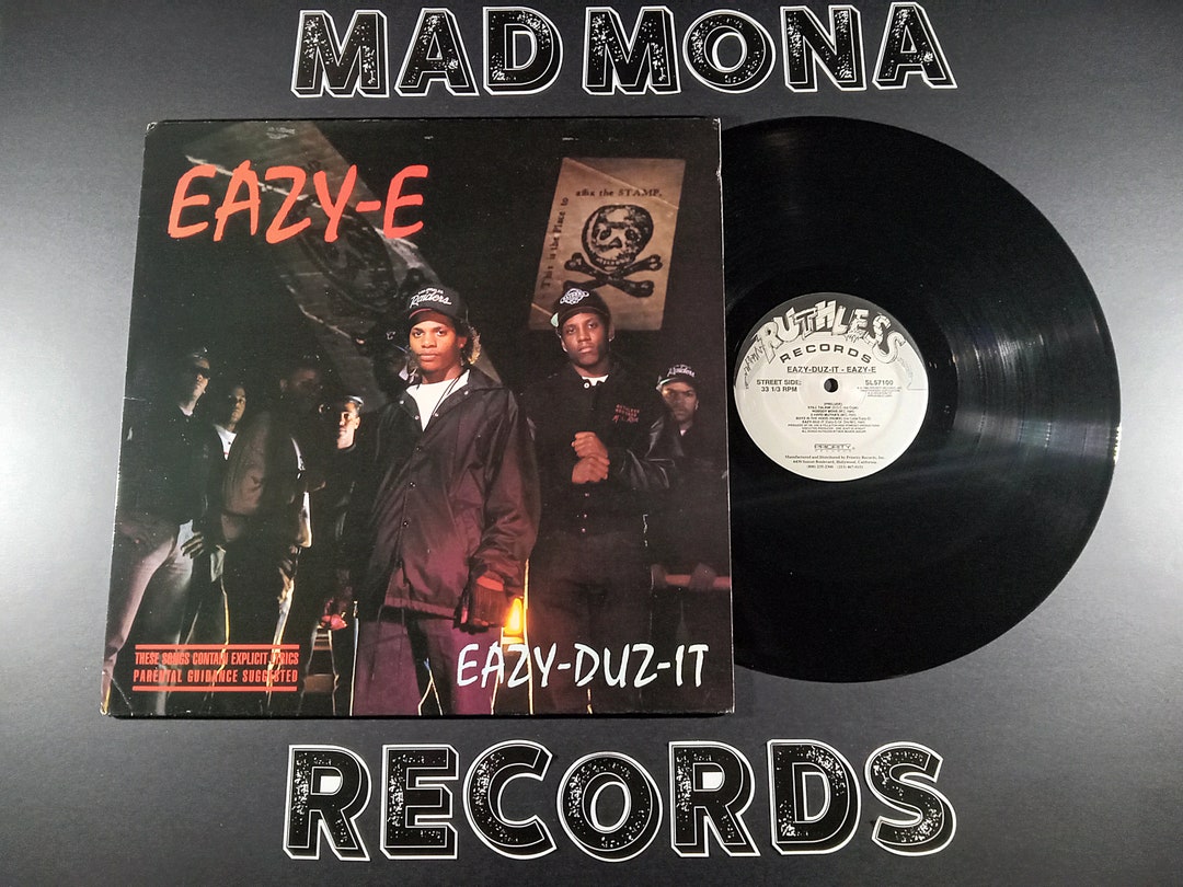 Eazy-e NM Eazy-duz-it Vinyl Record Lp Album Ice Cube Dr Dre NWA - Etsy