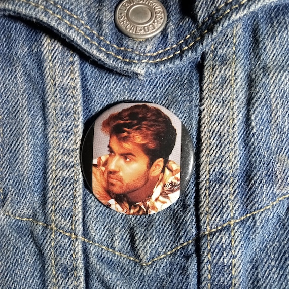 Vintage GEORGE MICHAEL Pin! Authentic 80s nostalgia W… - Gem