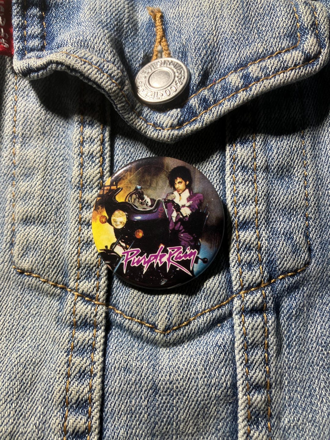 Prince Vintage 1980s Pin From Mad Mona Collection Purple Rain - Etsy