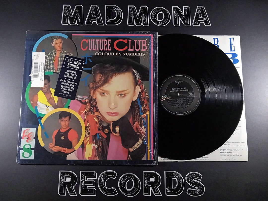 Culture Club Vinyl Colour by Numbers Boy George Vinyl Record - Etsy