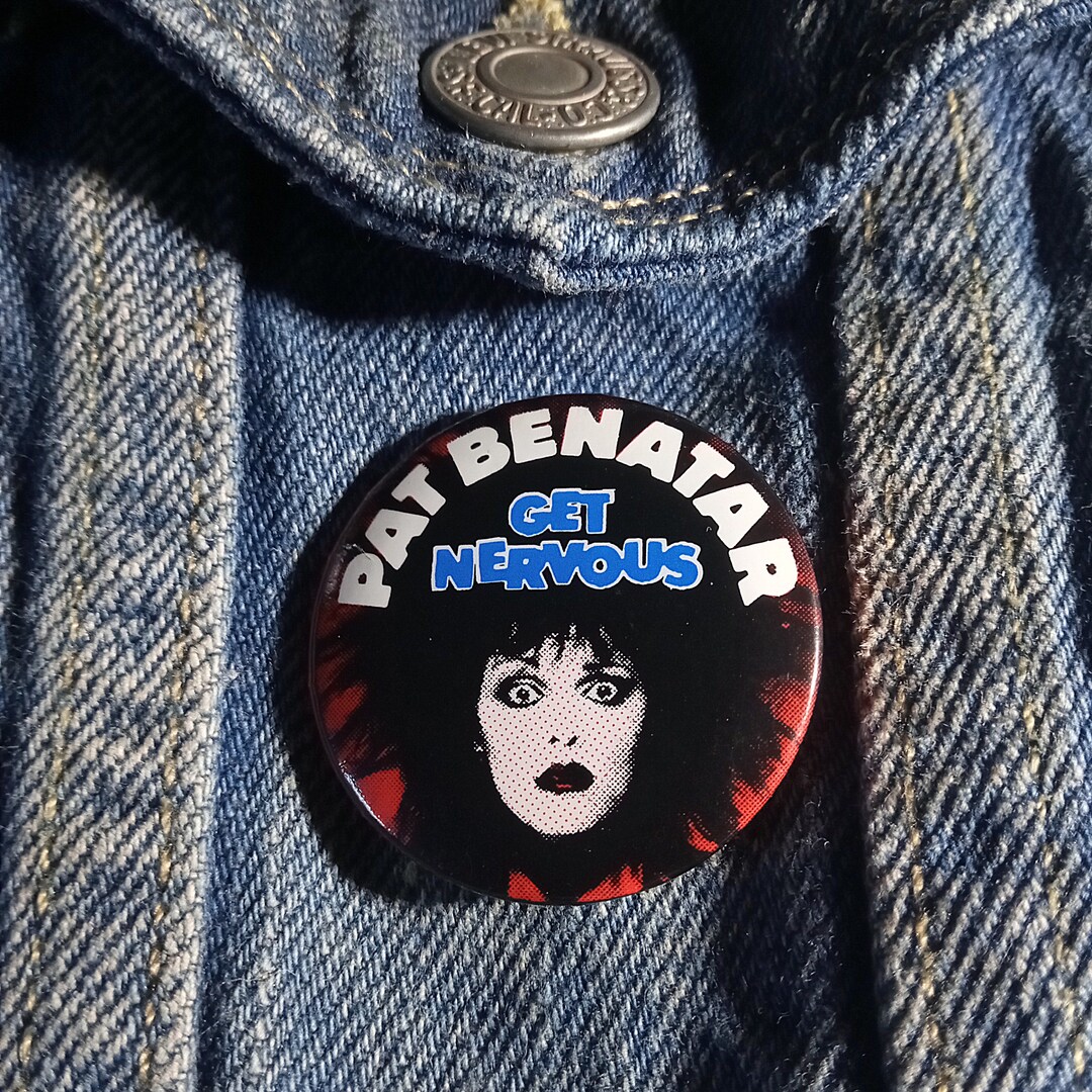 Vintage PAT BENATAR Pinback Rare and Hard to Find Original 80s ...