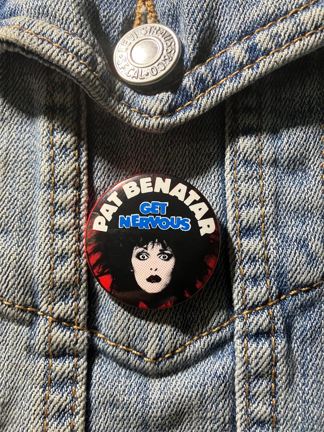 Pat Benatar Vintage 1980s Pin From Mad Mona Collection - Etsy