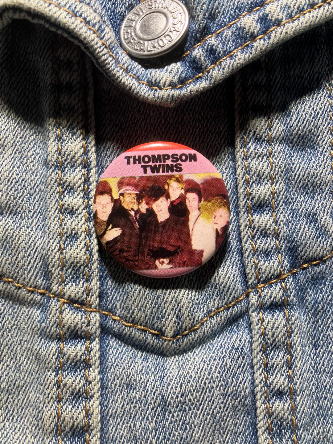 Thompson Twins Vintage 1980s Pin From Mad Mona Collection - Etsy