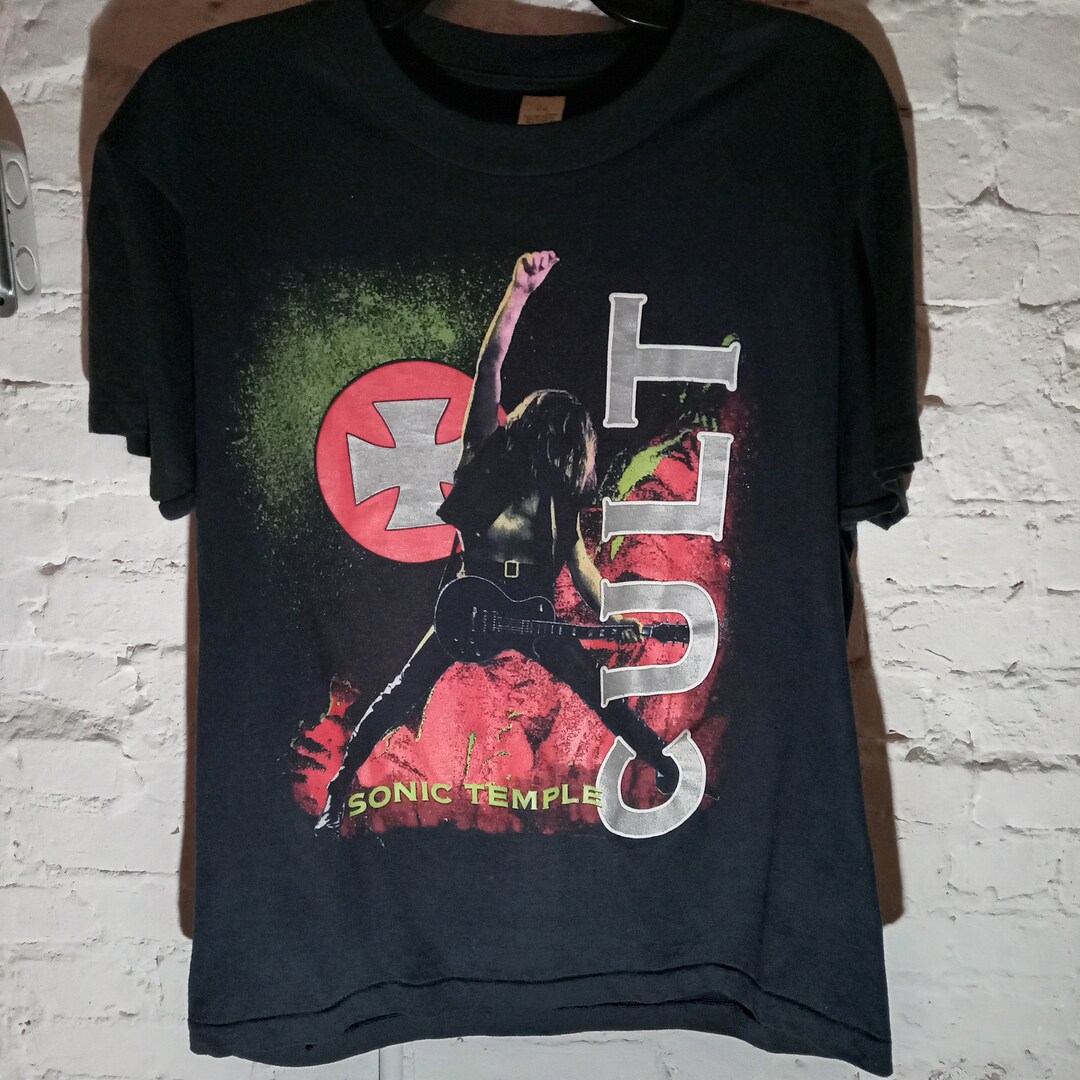 1989 THE CULT Original Tour Tee AUTOGRAPHED Sonic Temple T-shirt - Etsy