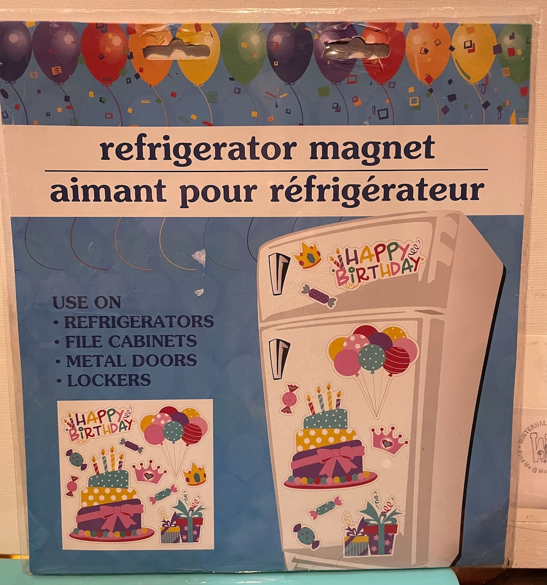 Happy Birthday Refrigerator Magnets Kit - Etsy