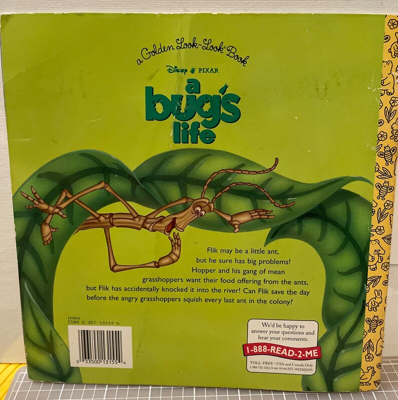 Golden Books A Bugs Life Childrens Book - Etsy