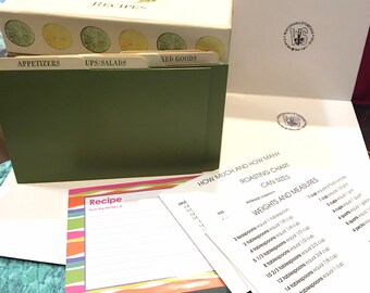 Hallmark Recipe Box - Etsy