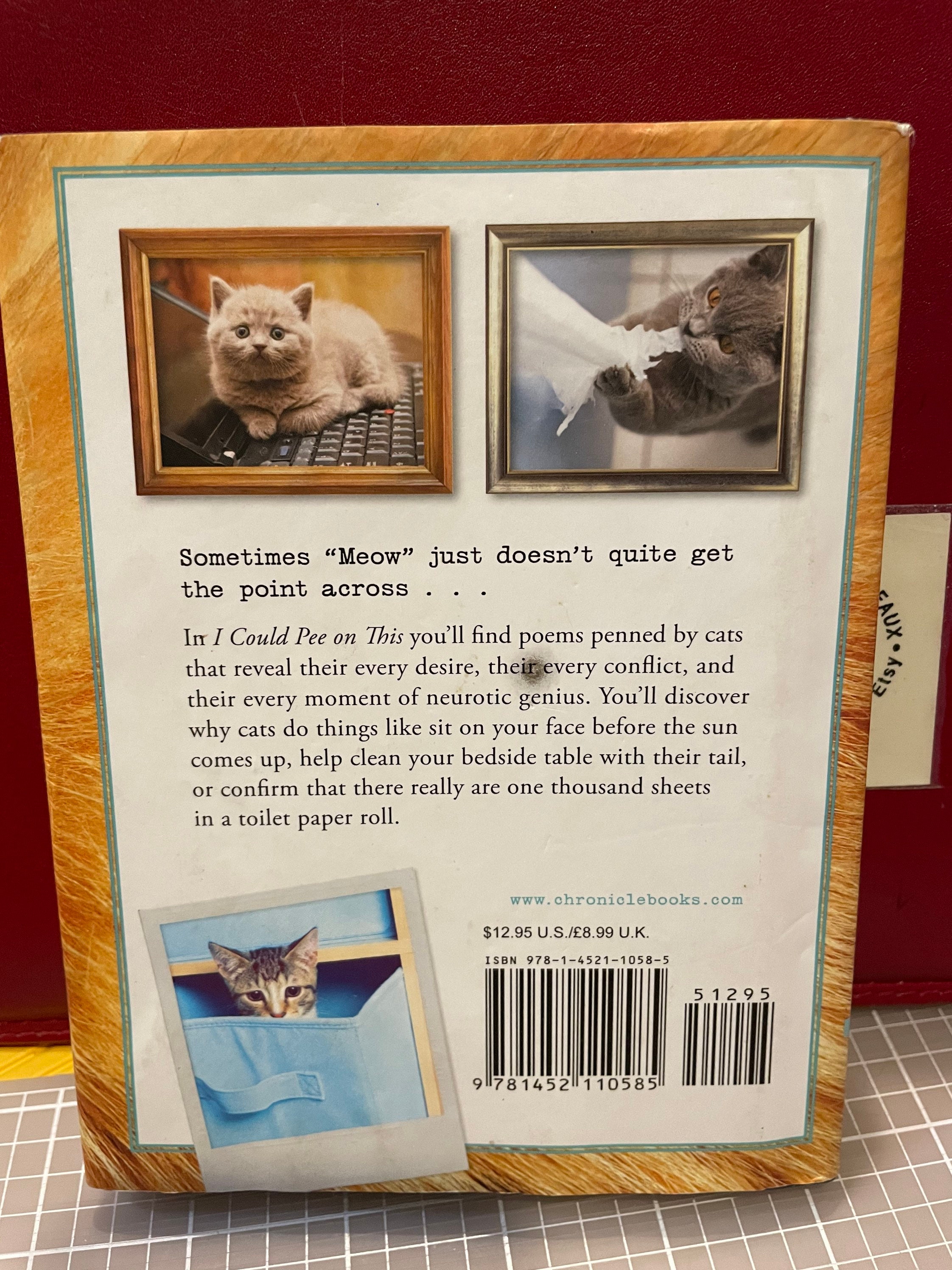Funny Cat Book - Etsy