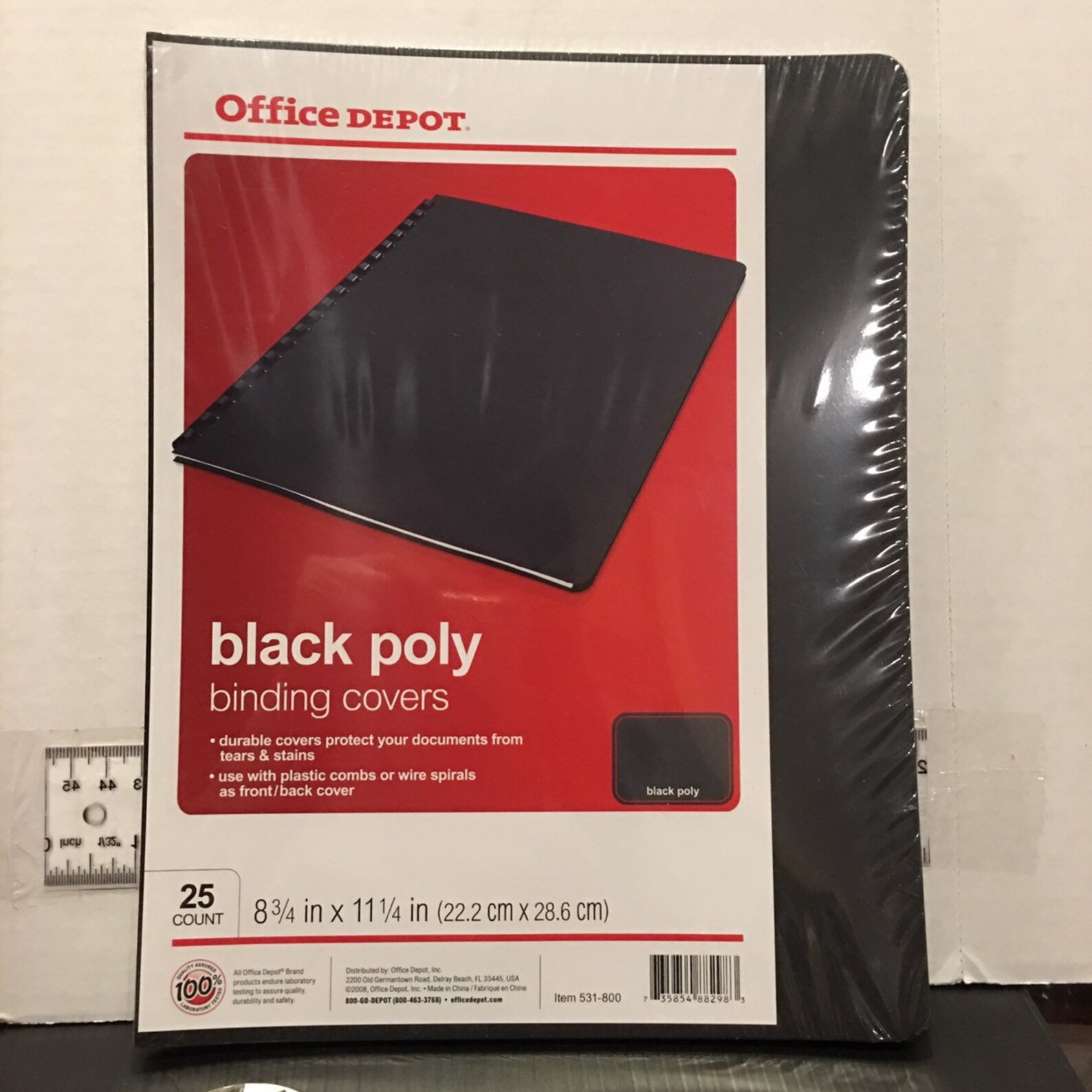 Black Poly Binding Covers Pkg of 25 - Etsy