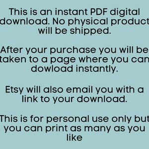 Monthly Calendar Printable Minimalist Unnumbered Blank - Etsy