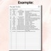 Ancestor Timeline Template, Fillable PDF Instant Download, Genealogy ...