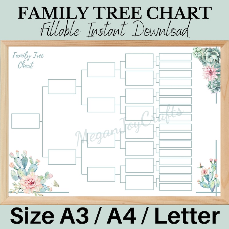 Printable Family Tree - Etsy