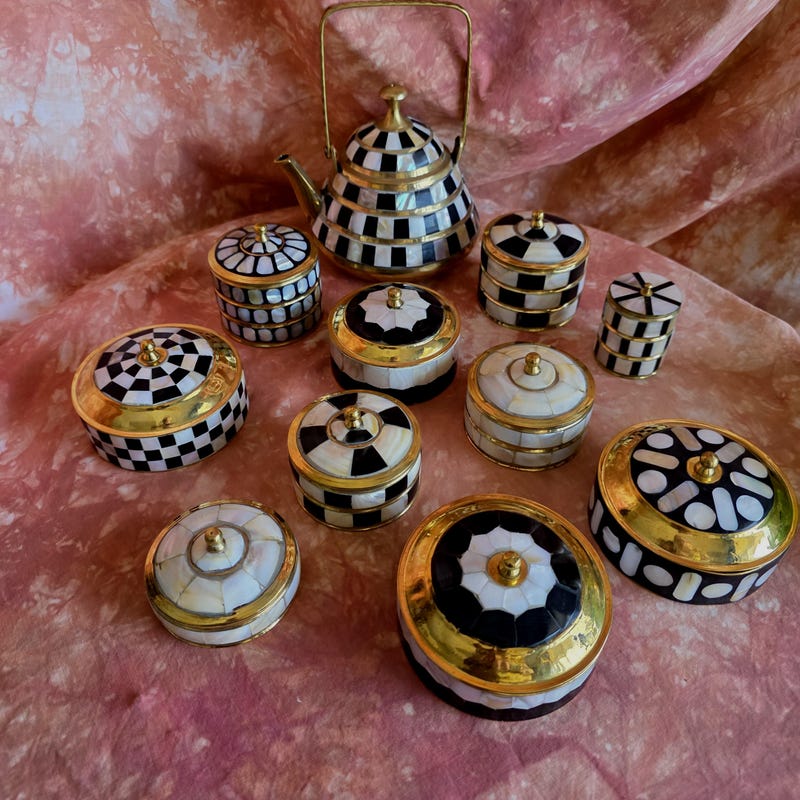 Moroccan Wooden Craft Box - Etsy