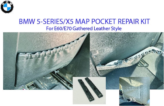 BMW 5-series & X5 E60 E70 Map Pocket Repair Kit for Gathered | Etsy