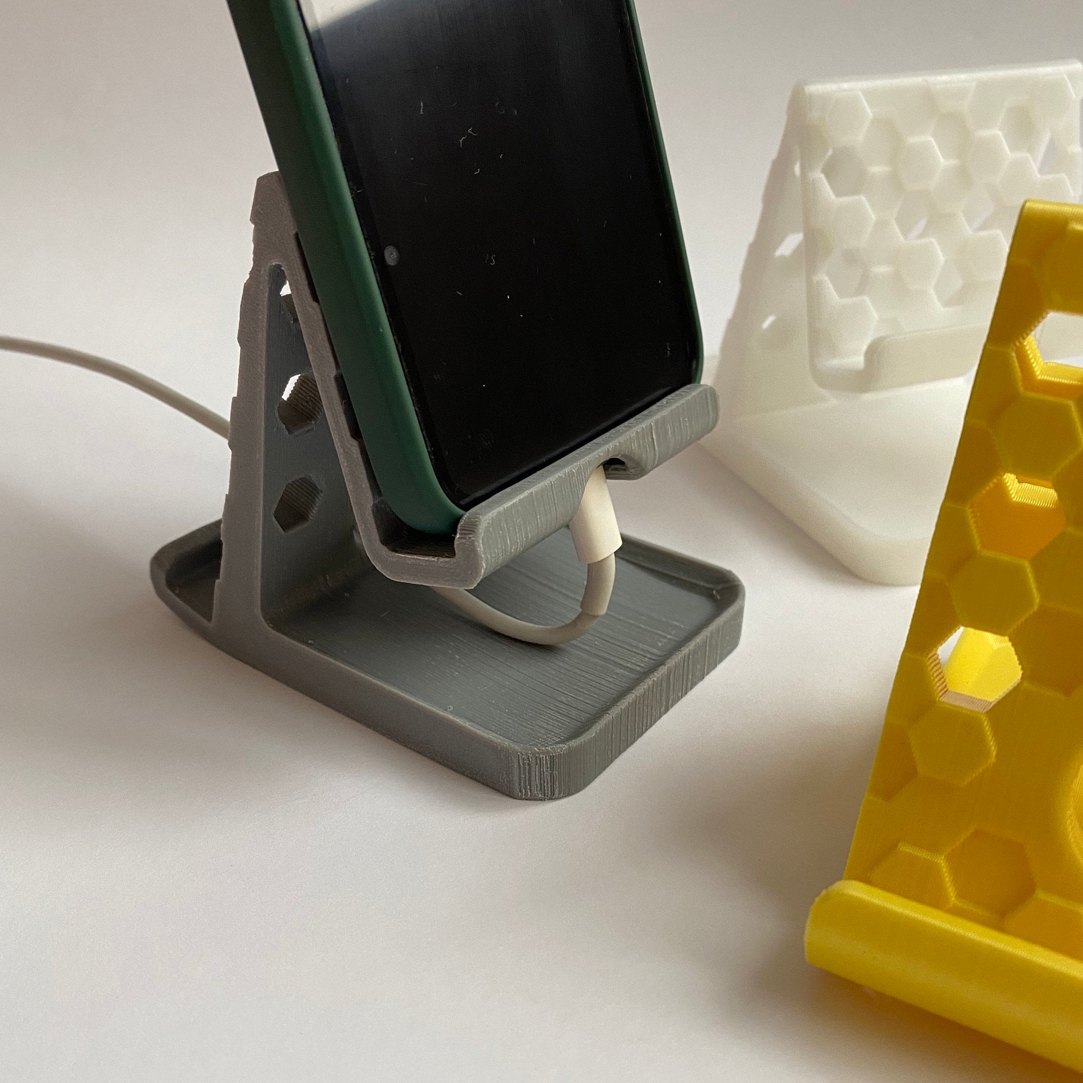Phone Holder, Phone Stand, 3d Printed, Desktop Organization, Best Gift ...