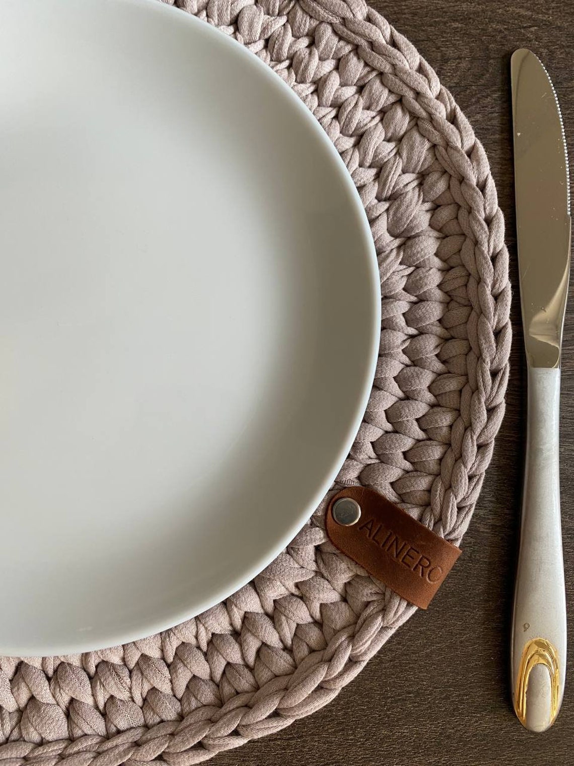 Crochet Placemat Pattern Video Tutorial Table Setting - Etsy