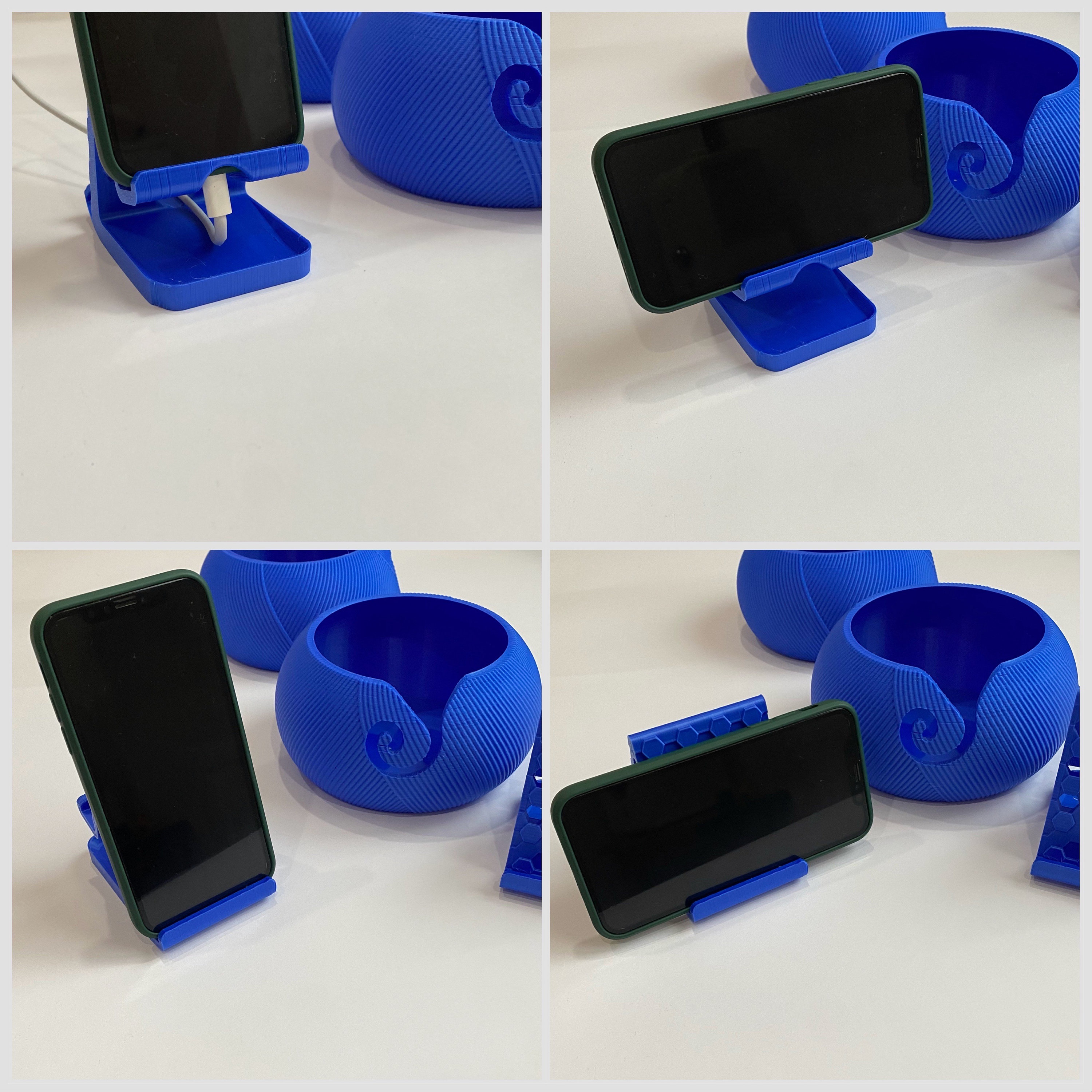 Phone Holder, Phone Stand, 3d Printed, Desktop Organization, Best Gift ...