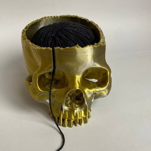Yarn Bowl, Skull, Skeleton, Anatomy, 3d Printed, Knitting Crocheting ...