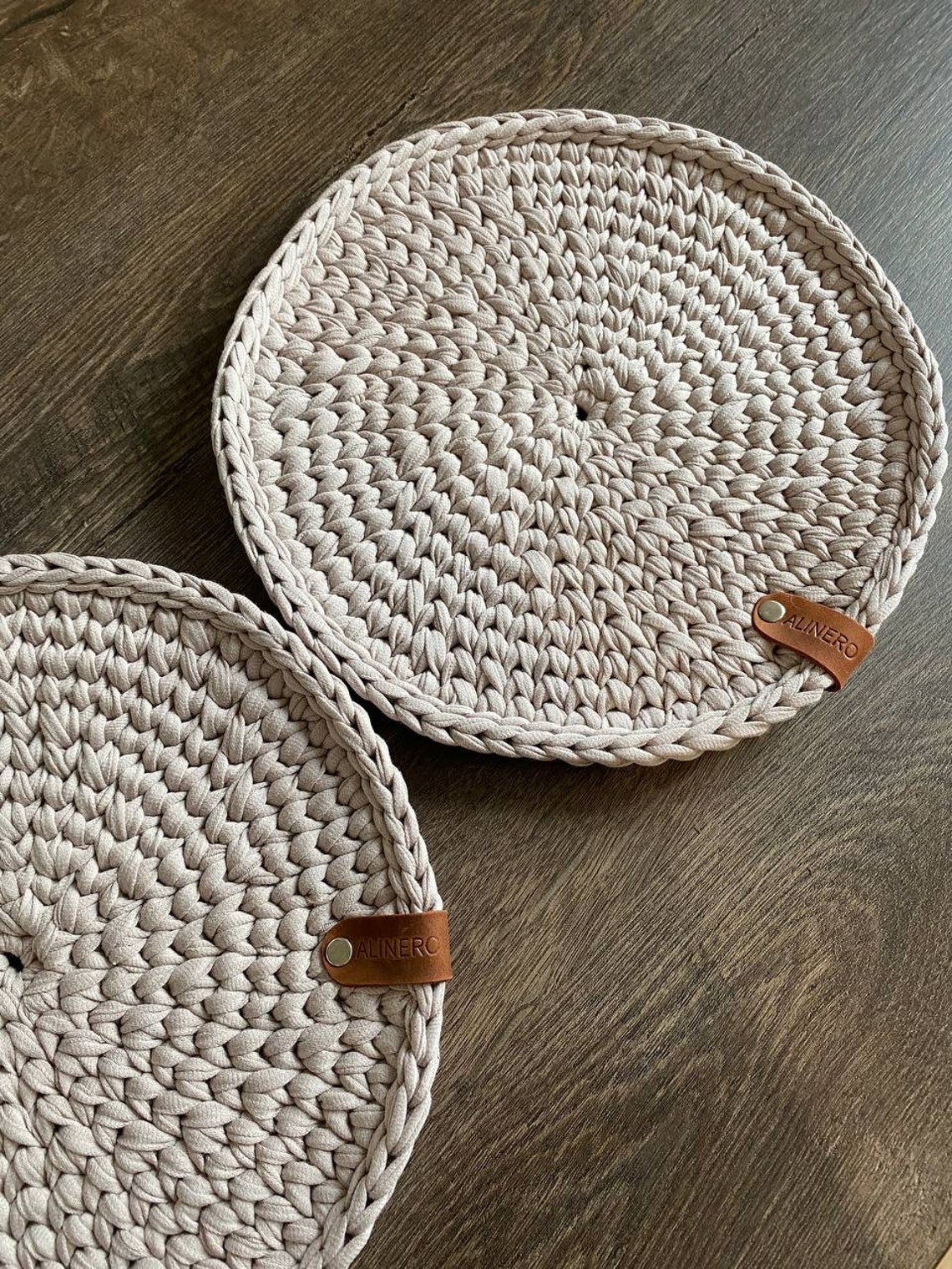 Crochet Placemat Pattern Video Tutorial Table Setting - Etsy