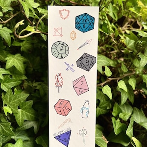 Dungeons and Dragons Bookmark | Handmade Bookmark | Dnd Gifts ...