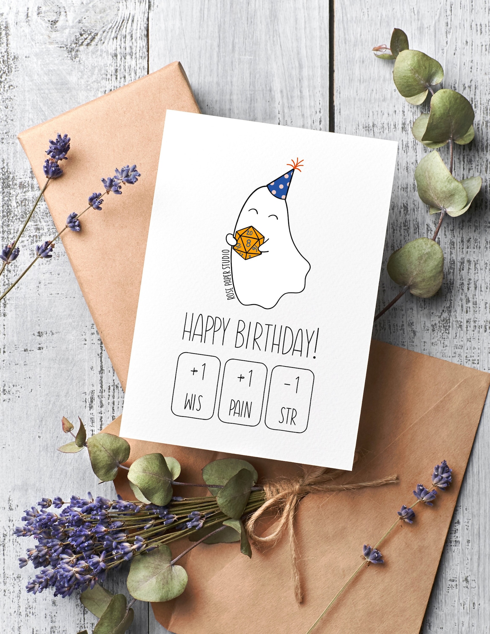 Happy Birthday Card | D&D Funny Birthday Card | Funny Dungeons and ...