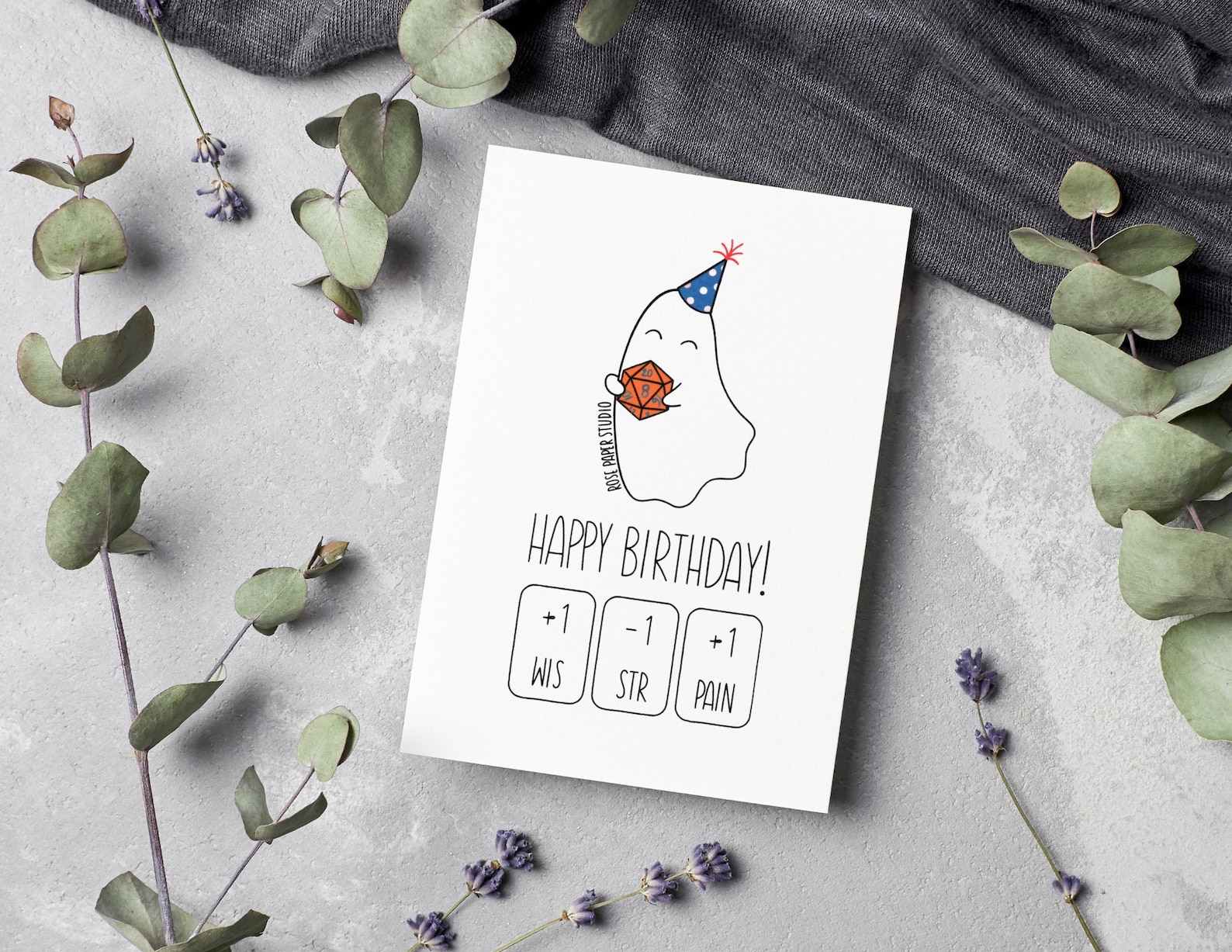 Happy Birthday Card | D&D Funny Birthday Card | Funny Dungeons and ...