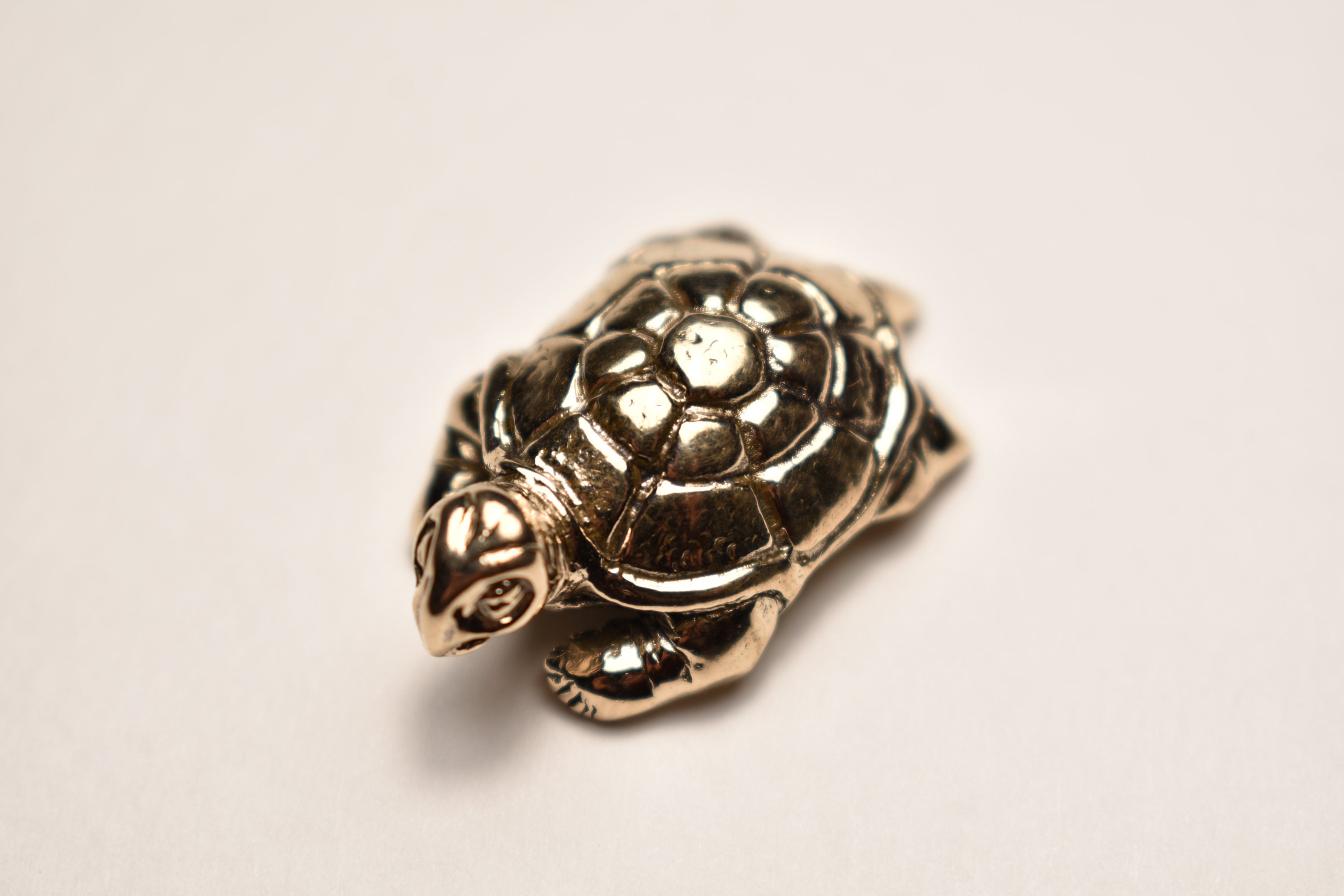 Bronze Turtle Figurine - Bronze Miniature Turtle - Bronze Animal ...