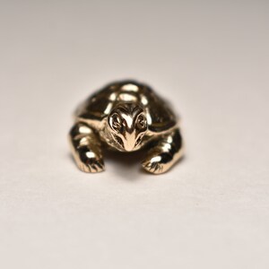 Bronze Turtle Figurine - Bronze Miniature Turtle - Bronze Animal ...