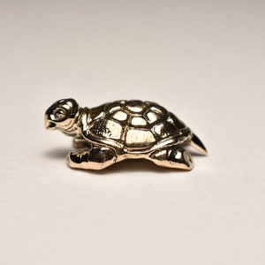 Bronze Turtle Figurine - Bronze Miniature Turtle - Bronze Animal ...