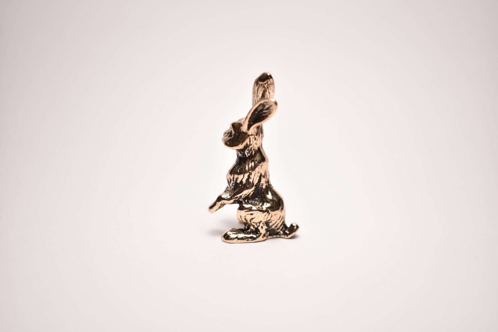 Bronze Rabbit Figurine - Bronze Miniature Rabbit - Bronze Animal ...