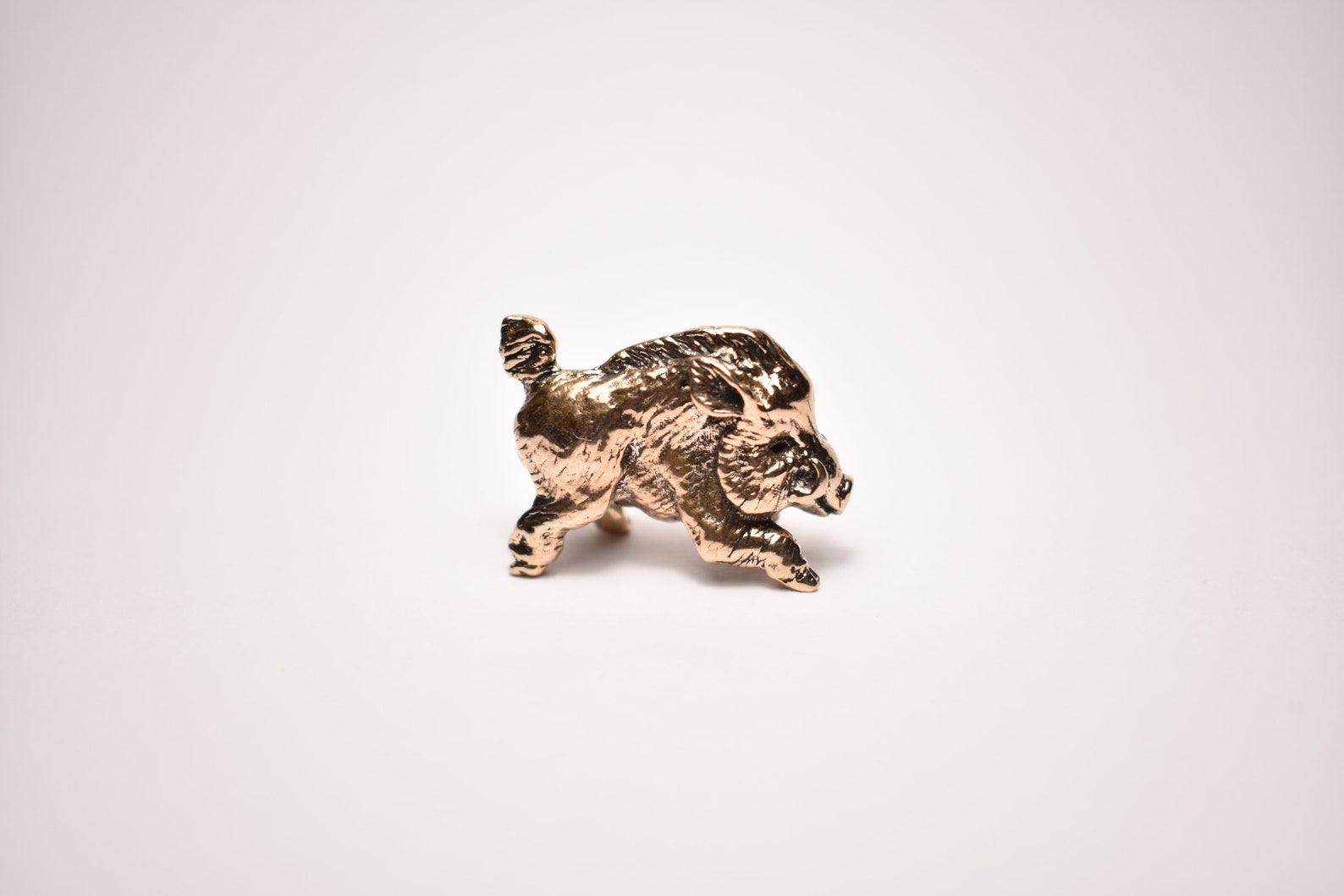 Bronze Wild Boar Figurine Bronze Miniature Wild Boar - Etsy